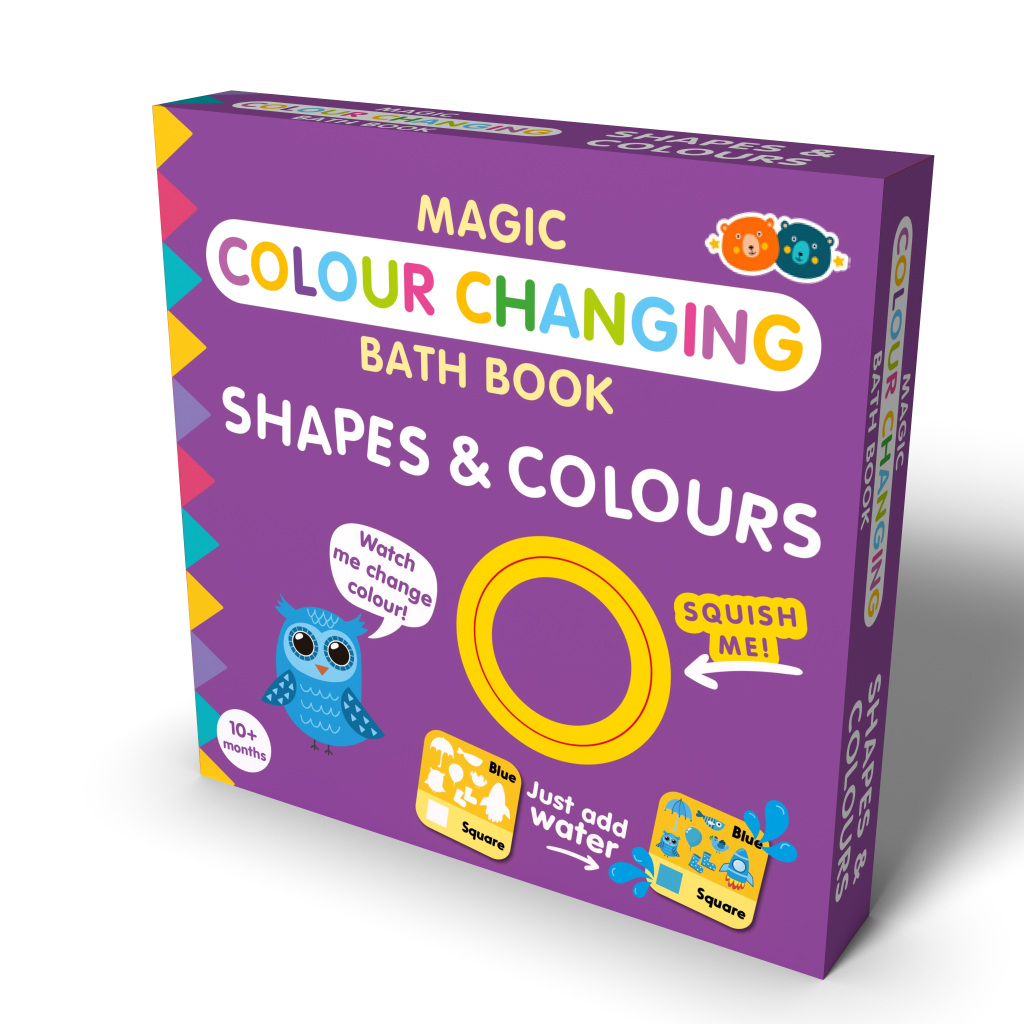 Magic Colour Changing Bath Book – Shapes & Colours - Buddy & Barney Ltd