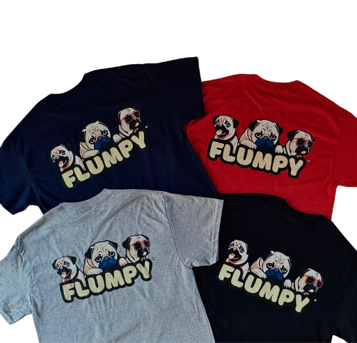 Flumpy® Back Print T-Shirt - Flumpy Clothing - Brand to all things dog ...