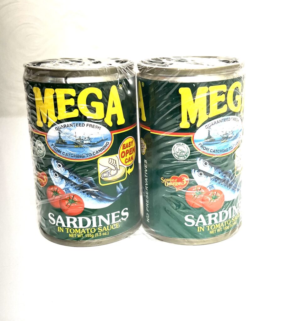 Mega Sardines in Tomato Sauce (2/pack) BBE: 08/06/2027 - S&R Oriental Foods