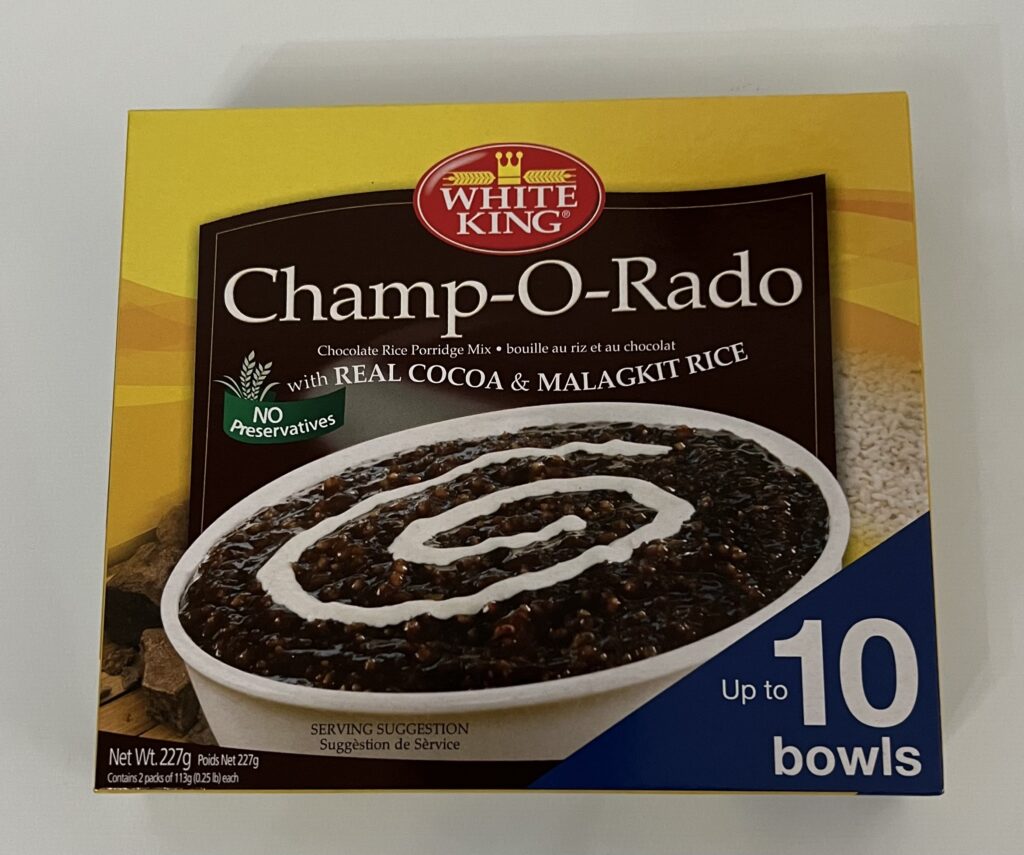 White King Champorado (Chocolate Rice Porridge) - S&R Oriental Foods