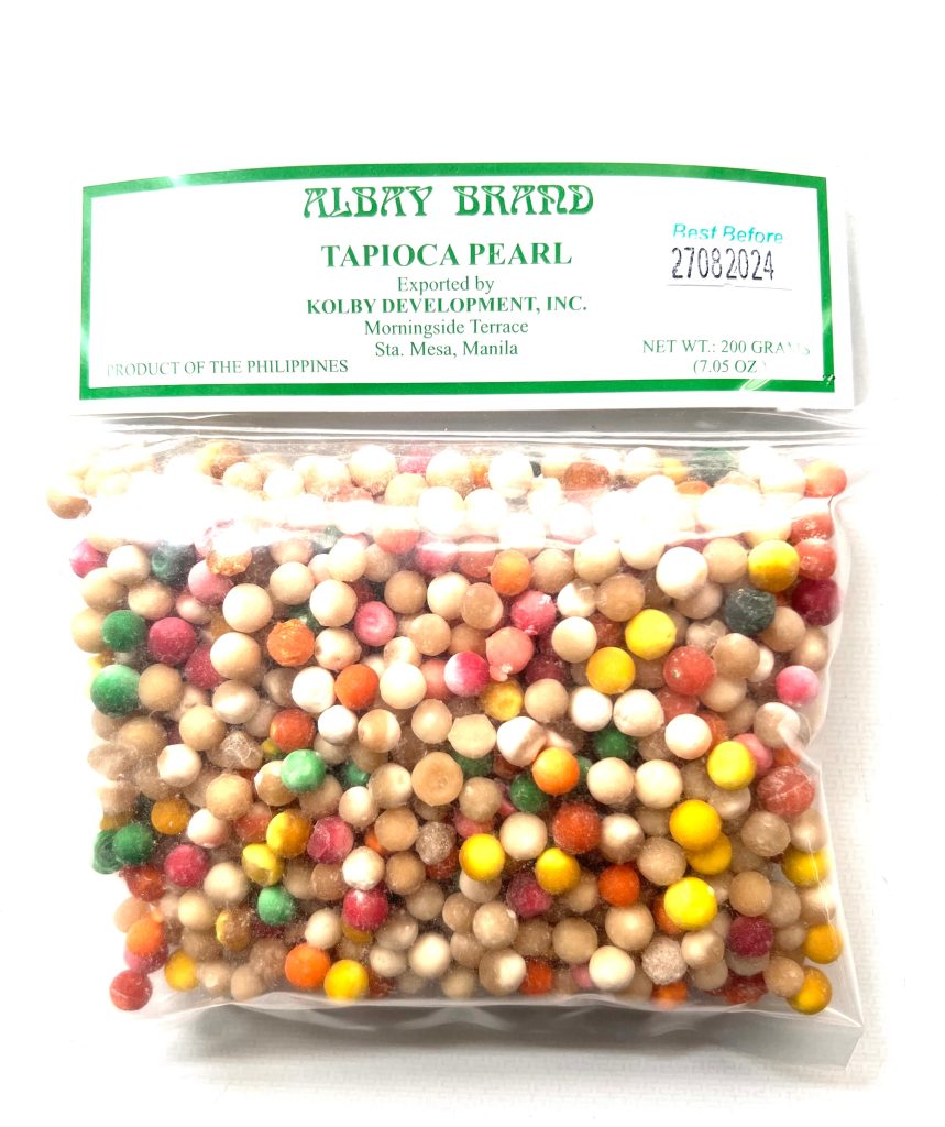 TAPIOCA ASSORTED COLORS (ALBANY) SAGO 200 grams - S&R Oriental Foods
