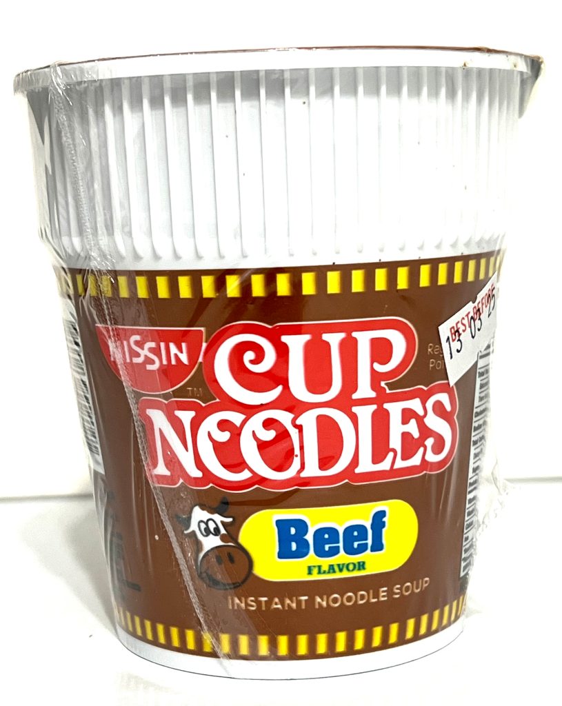 Nissin Cup Noodles Beef 60g (Big Cup) - S&R Oriental Foods